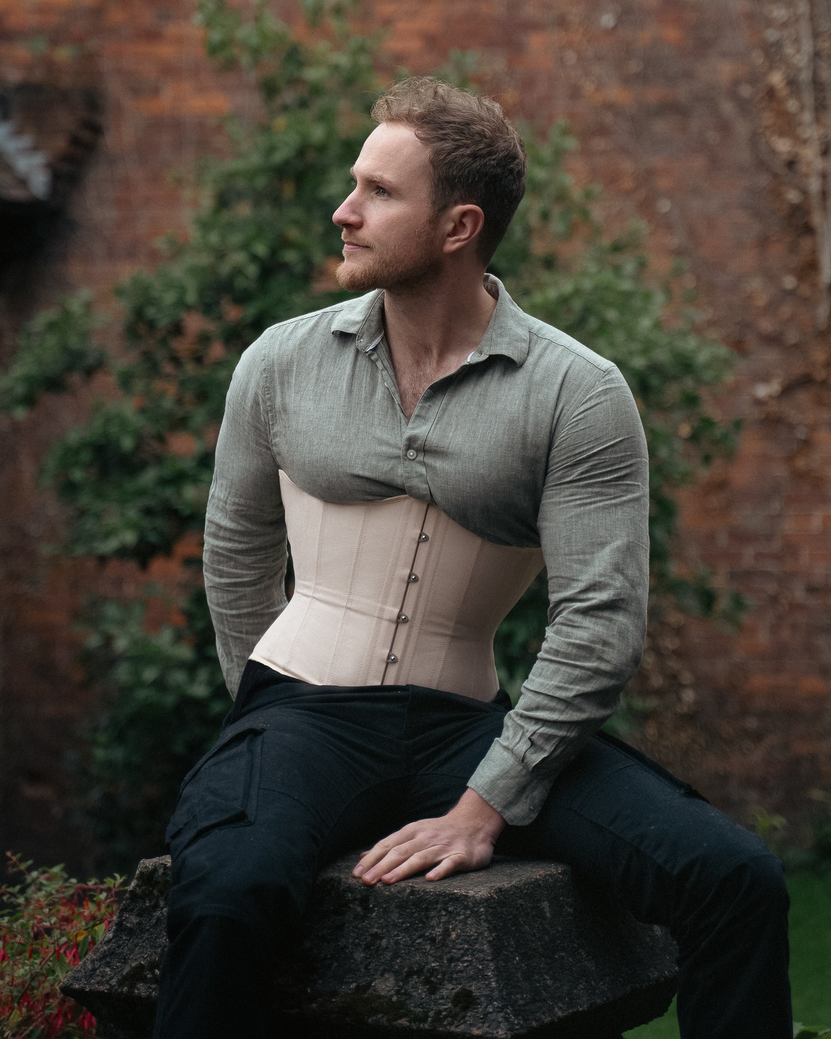 Male Corset Under Dress Idris Men's Underbust – Orchid Corsetry